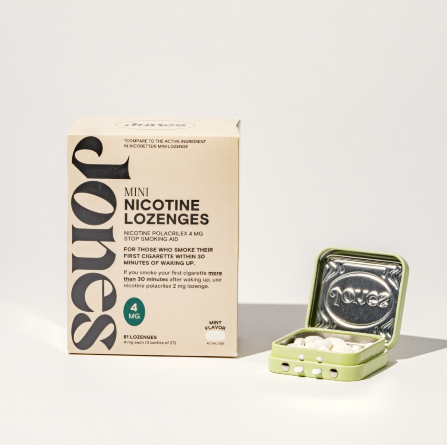 Nicotine Mint to Quit Vaping Now - Jones